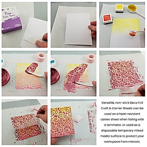 iCraft Deco Foil Craft & Carrier Sheets, 11" x 17", 6 Sheets per Pack