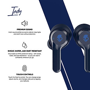 Skullcandy Indy True Wireless In-Ear Earbuds - Indigo