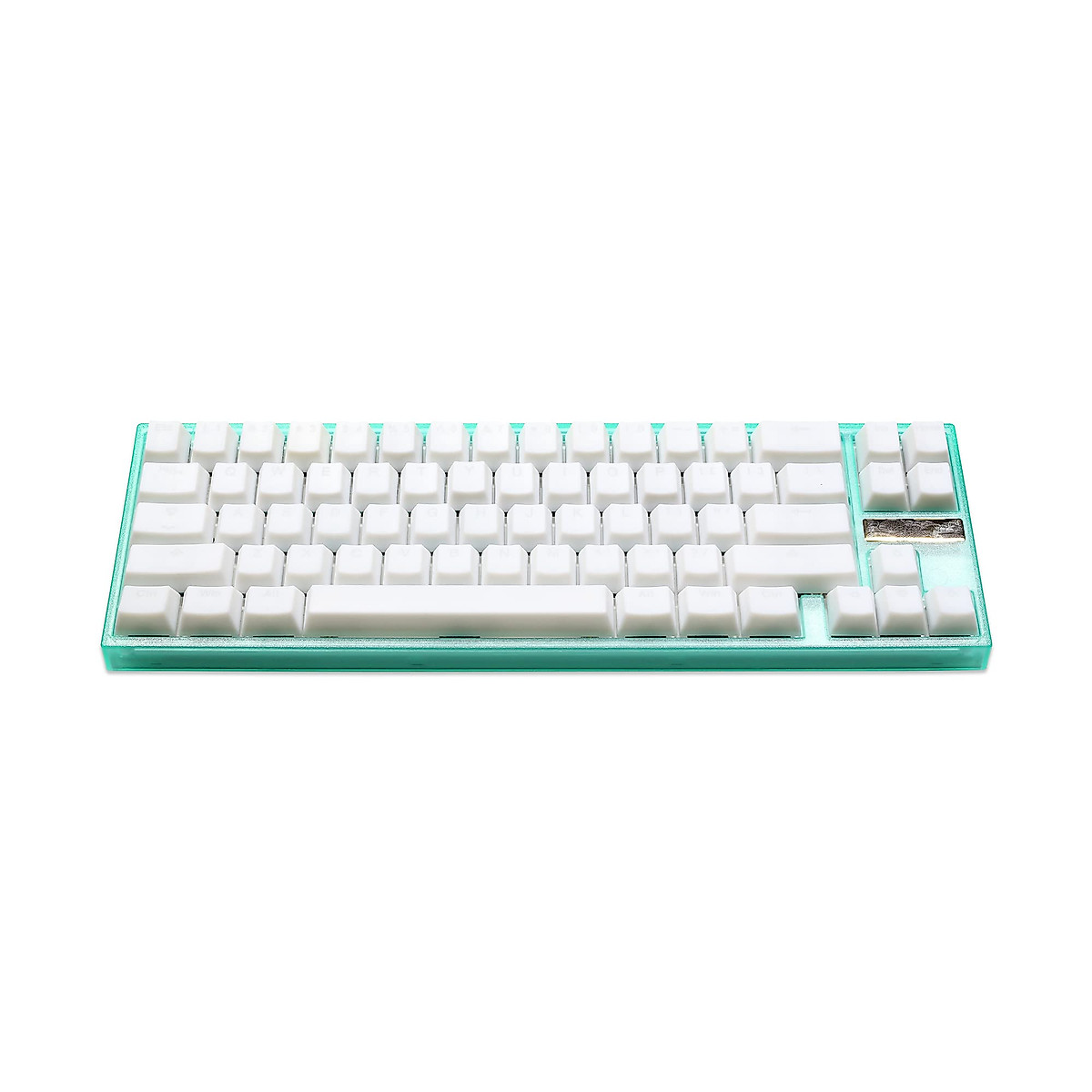 Taihao Cubic Profile Nana De Coco Translucent Backlit Doubleshot keycaps for DIY gaming mechanical keyboard oem profile Forested (NanaDeCoco Forested Keycap)