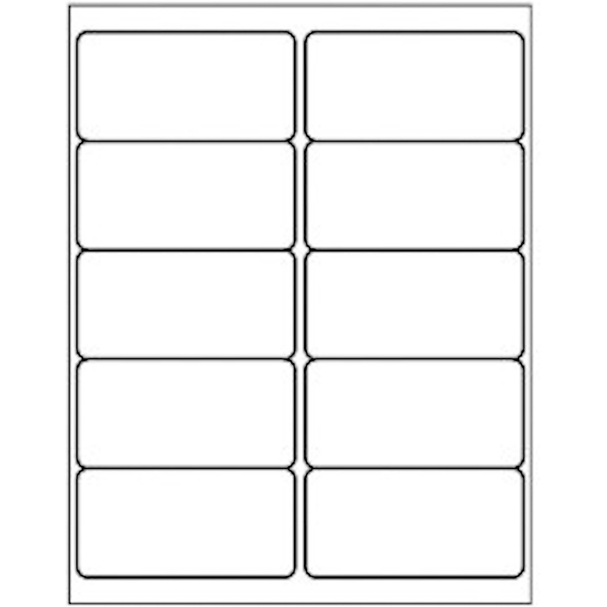 10 Up - Shipping Address Labels - 2" x 4" - 1000 Labels