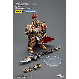 JoyToy Warhammer 40K: Adeptus Custodes Shield Captain with Guardian Spear 1:18 Scale Action Figure