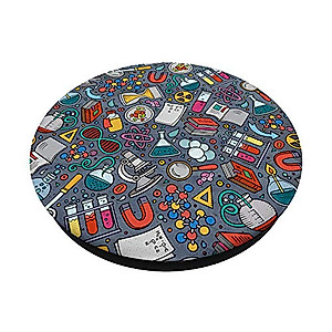 Chemistry Science Popsocket Pattern For scientist Lover Gift PopSockets PopGrip: Swappable Grip for Phones & Tablets