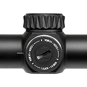 Meopta Optika6 3-18x50 30 mm SFP Second Focal Plane Hunting Riflescope, 3-18x50 Z-Plex, Black