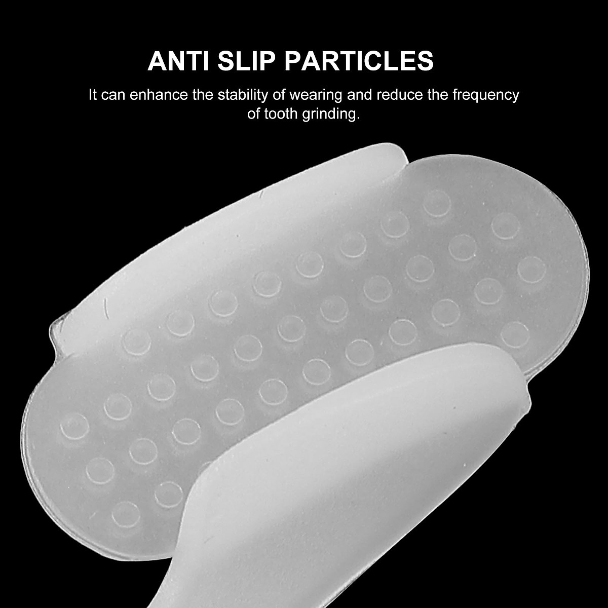 HEALLILY Clear Mouth Grinds, Silicone Dental Mouth Guard Teeth Splint Protector for Preventsing Night Teeth Grinding Bruxism Clenching