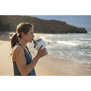 Stanley IceFlow Stainless Steel Water Jug with Straw, Vacuum Insulated Water Bottle for Home and Office, Reusable Tumbler with Straw Leakproof Flip 40OZ