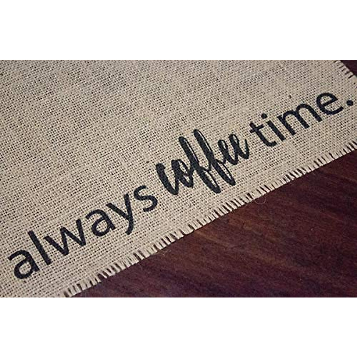Coffee Maker Mat - The ORIGINAL Burlap Placemat for your Keurig - Made in the USA
