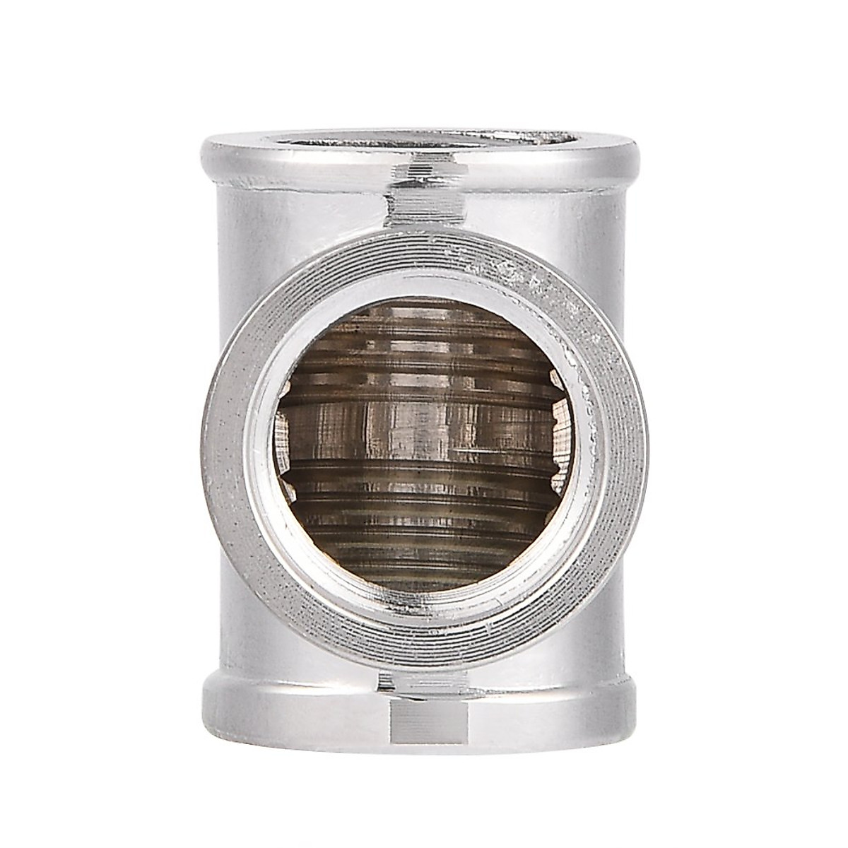 PC Water Cooling T Type Fitting,Cooling Tube for Water Cooling Systems,17mm OD G1/4 Inner Thread 3 Way Water Cooling DIY Tube Connector