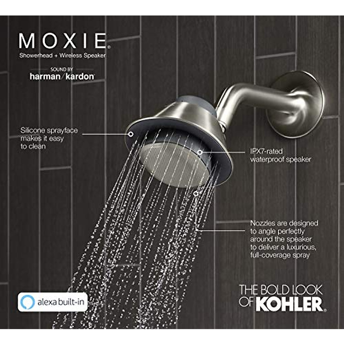 MOXIE® 1.75GPM SHOWERHEAD
