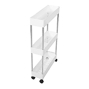 CUBTOL 1pc Trolley Office Bathroom Service Tey Cart Movable Tiers Room for Bedroom Kitchen Unit Fruits Creative Hair Floor-Type Tier Shelves Storage Mobile Shampoo Multi-Layer with