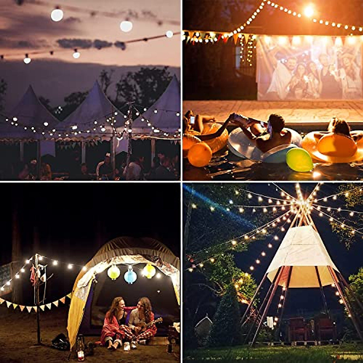Solar String Lights Outdoor, 60 LED 36ft Crystal Globe Lights With Remote, 8 Modes Waterproof Solar Powered Patio Lights for Weeding, Garden, Lawn, Porch, Yard, Party, Xmas, Home Decor (Warm White)