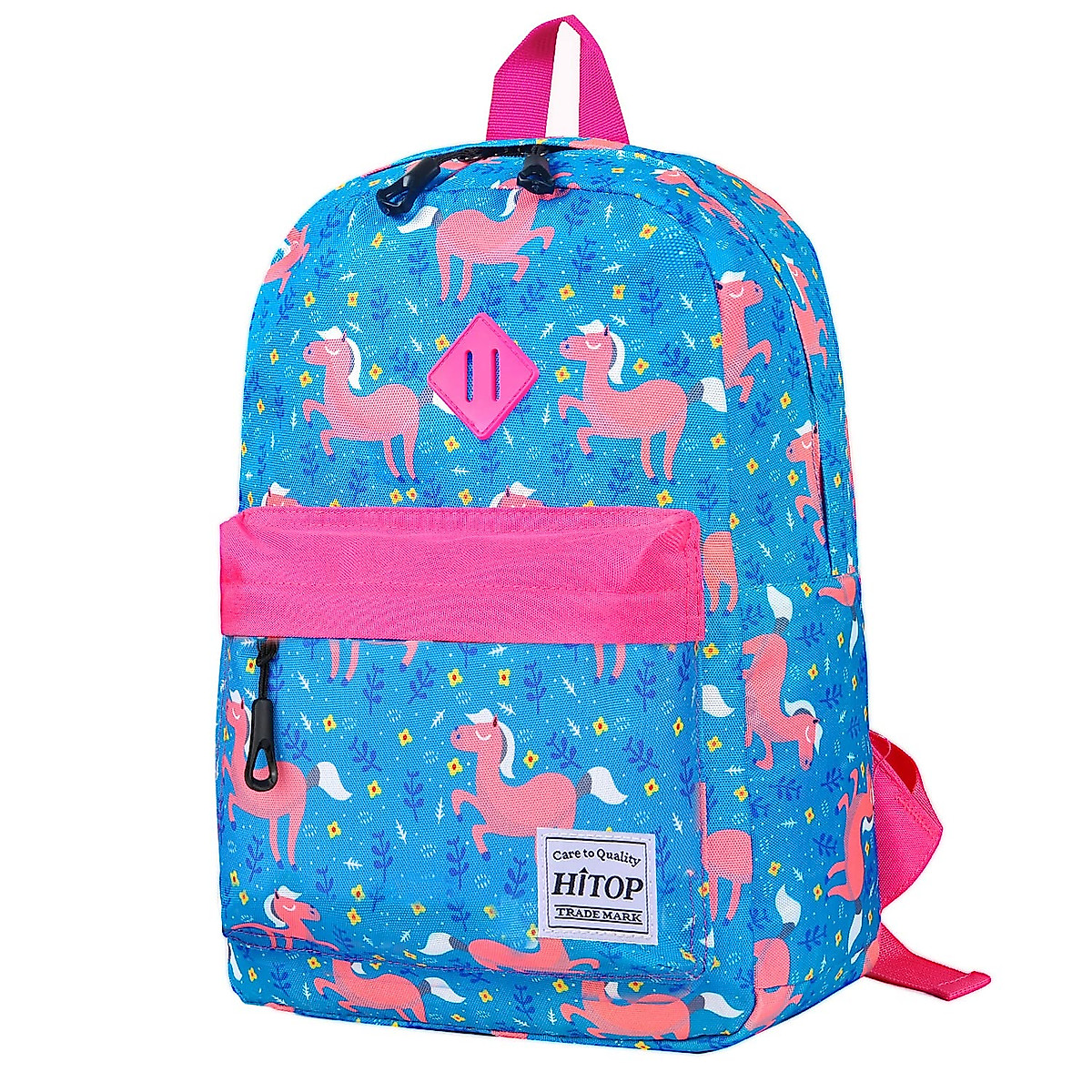HITOP Kids Girls Backpack Lightweight for School Cute Preschool Backpack for Toddler