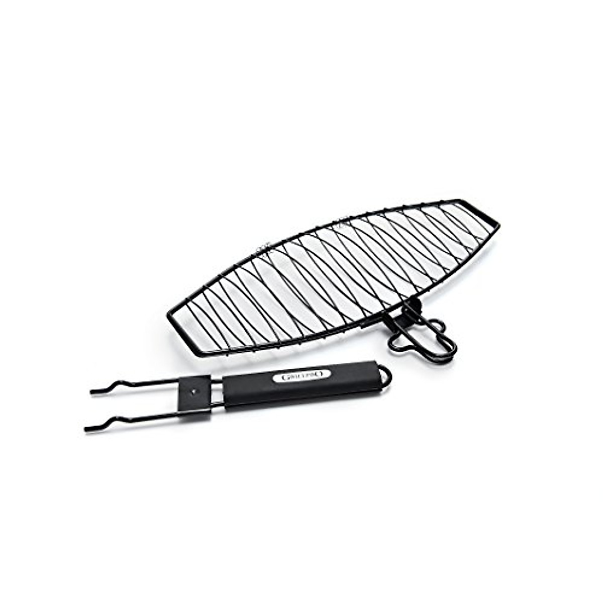 GrillPro 21015 Detachable Handle Fish Basket