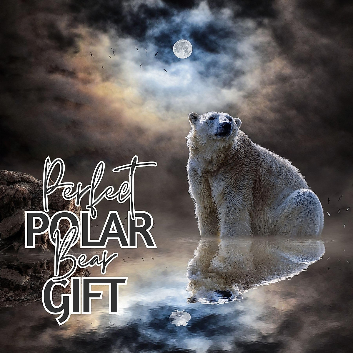 Onebttl Polar Bear Gifts for Women, Polar Bear Coffee Mug for Polar Bear Lovers, Girls, Pola Bears Are My Spirit Animals, Stainless Steel Tumbler 20oz