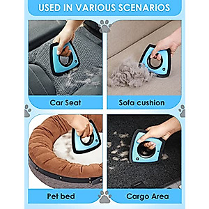 Gobeigo Pet Hair Remover for Couch/Car Detailing, Dog Hair Remover Mini Cat Hair Remover, Fur Removal Brush Great for Auto Detailer & House Cleaners Used in Fabric, Furniture, Couch or Carpet