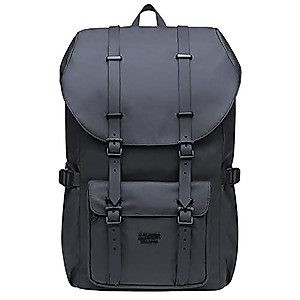 KAUKKO Laptop Outdoor Backpack, Traveling Rucksack Fits 15.6 Inch Laptop(5-8-Black)