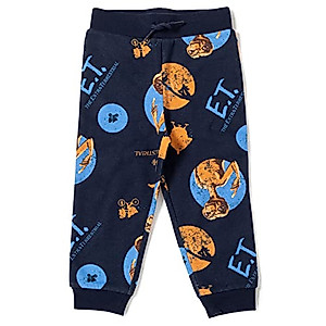 ET the Extra-Terrestrial Little Boys French Terry Pullover Hoodie and Pants Outfit Set Blue 7-8