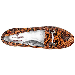 Marc Joseph New York Women's Leather Made in Brazil Grand Street Golf Shoe, Cheddar Viper, 11 M US