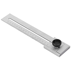 Woodworking Parallel Ruler, Sliding Line Ruler, Clear Scale Mechanical for Measuring Marking Processing (200mm)
