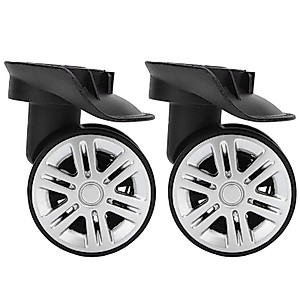 Luggage Wheel,Mute Double Row Wheel Suitcase Luggage Replacement Universal Outdoor Accessories
