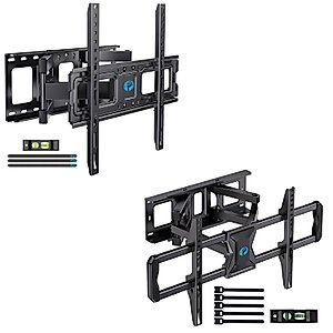 Pipishell TV Wall Mount for 26-65 inch LED LCD OLED 4K TVs up to 99lbs & Full-Motion TV Wall Mount for Most 37–75 Inch TVs up to 100 lbs