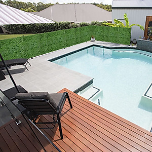 U'Artlines Artificial Ivy Privacy Fence 118x39.5Inch Faux Ivy Leaf Wall with 100Pcs Zip Ties Artificial Hedge Fence Panel for Backyard Garden Balcony Patio Outdoor Decor