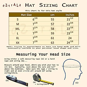 Oztrala HAT P-Leather HSRZ Felt Breezer Mesh Mens Women Cowboy Australian Jacaru Aussie Outback Western Golf Fishing Bush Camping Hiking Rizon US (7 3/8, Grey)