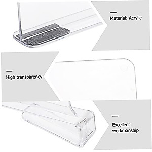 PRETYZOOM 2pcs Clothes Board Clear Wardrobe Partitions Wardrobe Divider Closet Shelf Organizer Closet Shelf Divider Clear Shelf Plastic Partitions Shelf Divider Organizer Closet Dividers Abs