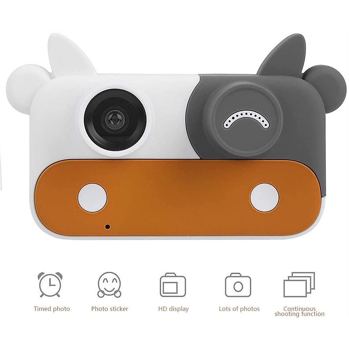 GIENEX Kids Camera Toys for 3-8 Years Old Boys and Girl, Kids Digital Video Camera for Children with Shockproof Soft Cover, Best Christmas Birthday Gifts for Boys Girls