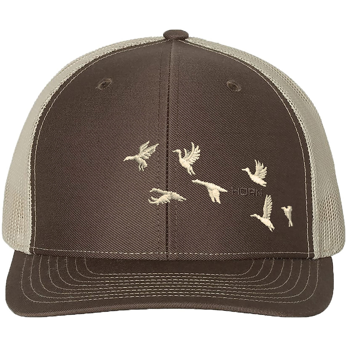 HORN GEAR Trucker Hat - Duck Hat Edition (Brown/Khaki)