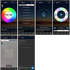 LED Controller, Bluetooth Mesh Smart RGB Controller for LED Strip Lights, More 64 LED Strip Collaborations, Dimmable Colors, Sunset Alarm Clock