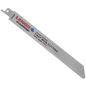 LENOX Tools Reciprocating Saw Blade, Diamond Grit, 8-Inch (10833800RDG)