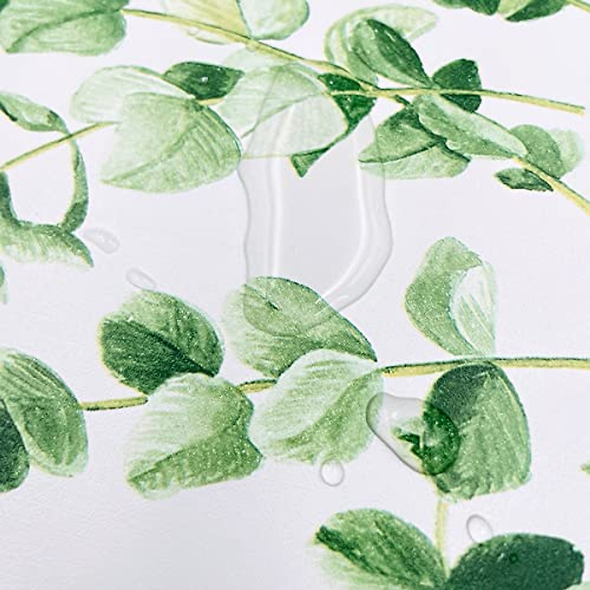 Yifasy Drawer Shelf Liner Green Leaf Self-Adhesive Furniture Inner Lining Paper Sheet Removable Wallpaper Roll 118x18 Inch