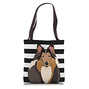 Rough Collie Dog Lover Gift Tote Bag