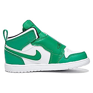 Jordan Baby Boy's Sky Jordan 1 (Infant/Toddler) Lucky Green/Black/White 4 Toddler M