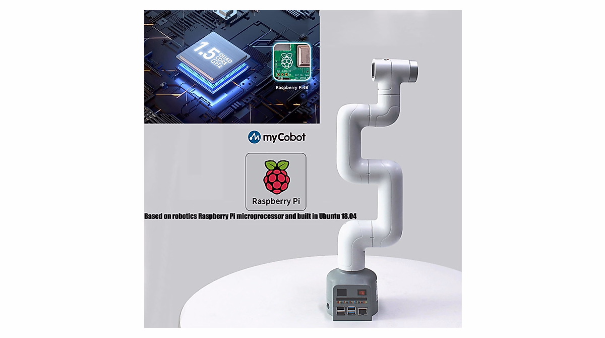 ELEPHANT ROBOTICS Robotic Arm myCobot 280 with Raspberry Pi 4& Flat ...