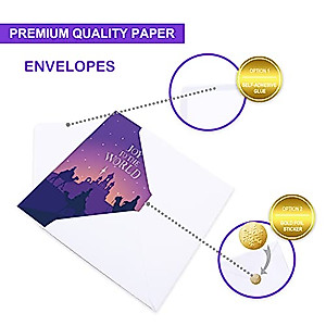 TAOZI&LIZHI Religious Christmas Cards Boxed Assortment with Envelopes, Assorted Lang Merry Christmas Gifts Holiday Blank Greeting Xmas Cards Clearance Bulk, Nativity(4 Designs, 24 Handmade Cards)