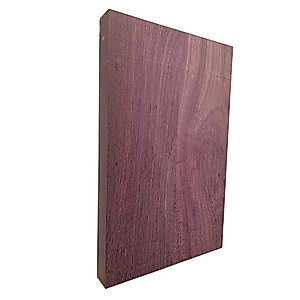 Exotic Wood Zone | Purpleheart Electric/Bass Musical Guitar Body Blanks | Luither Tonewood Suppliers | 21" x 14" x 2" - Glued Unplaned (3 Pcs)