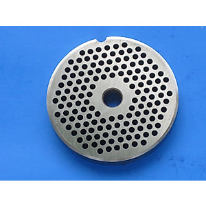 #8 SET Sausage Stuffer 1/8" plate AND knife for Meat Grinder plate disc for Cabelas & others