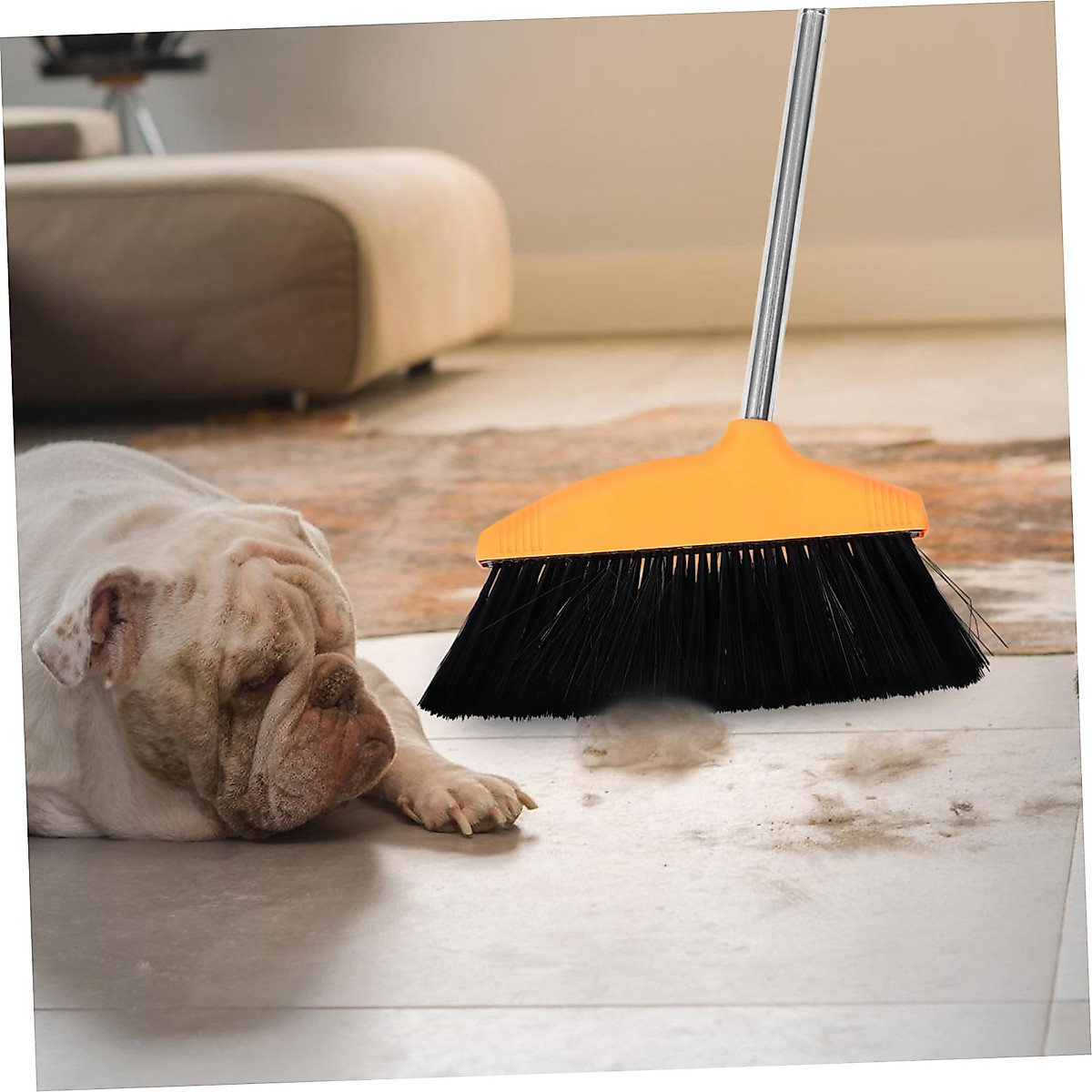 Amosfun Broom Garbage Sweeping Tools Stainless Steel