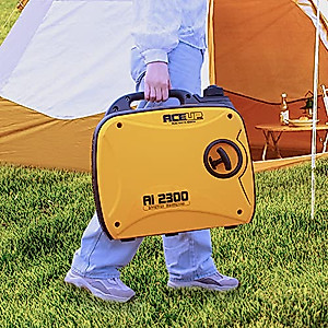 Aceup Energy 2300 Watt Portable Inverter Generator, Super Quiet Gas Generator for Home Use, EPA Compliant, Lightweight RV Ready