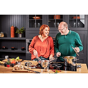 Rösle Stainless Steel Flat Whisk, 4 Wire, 10.6-inch