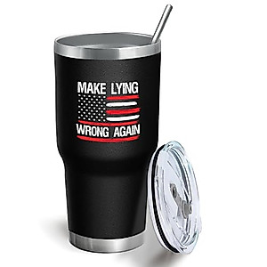 Make Lying Wrong Again Human’s Rights Coffee Tumbler Gym For Grandma For Office