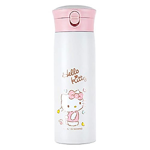 Everyday Delights Sanrio Hello Kitty Stainless Steel Insulated Water Bottle White 450ml