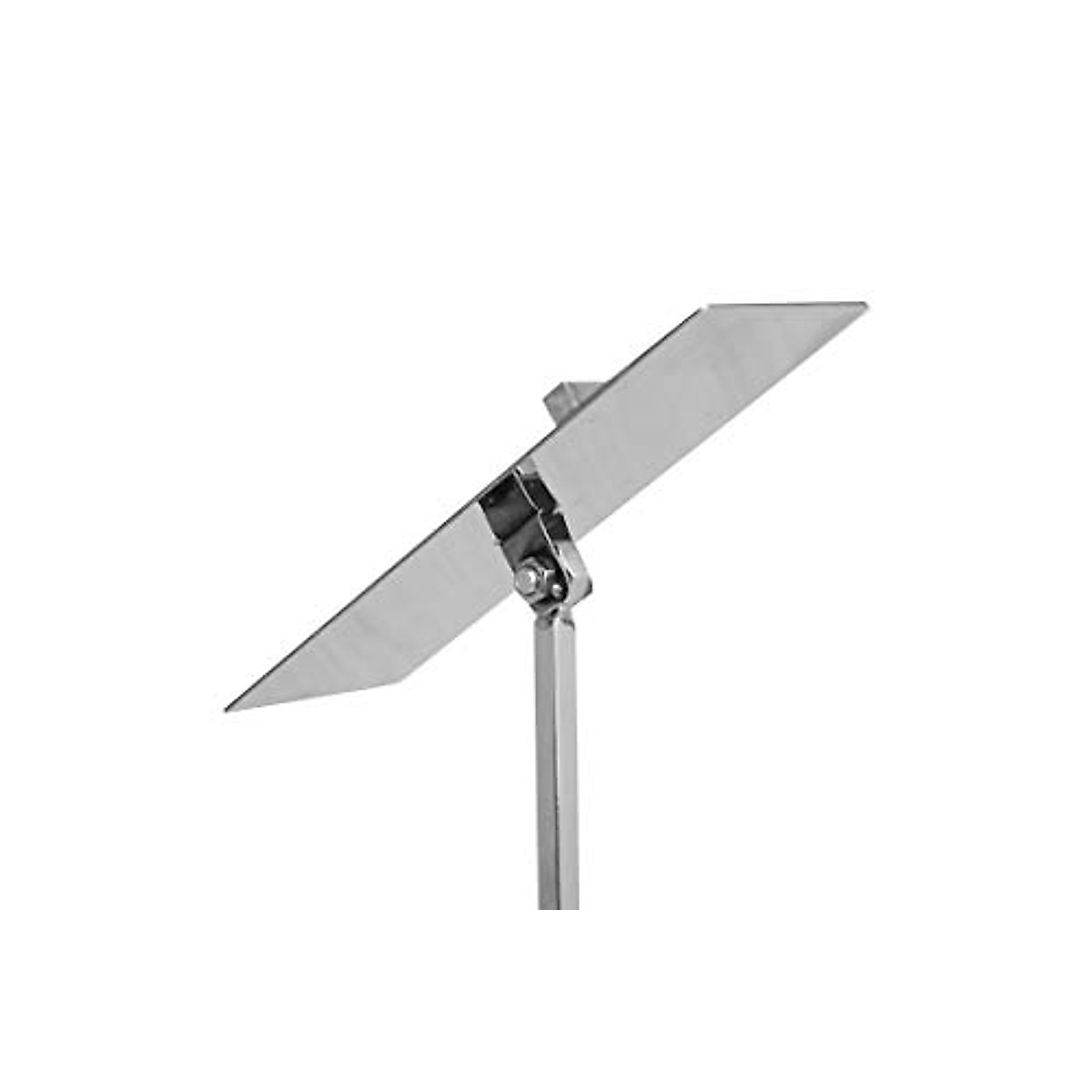 B&NN 1 Pack Silver Adjustable Hieght Shoe Display Riser Sandal Shoe Store Metal Shoe Display Stand Rack Holder