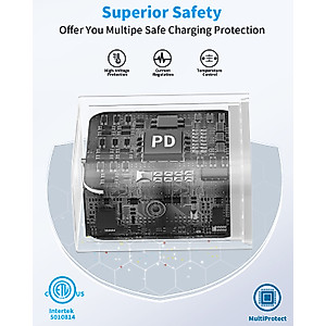 iPhone Charger Fast Charging,3-Pack 20W Type C Fast Wall Charger,USB C Charger Block for iPhone 14/13 Pro/12 Mini/11 Pro Max/X/XS/8,iPad Pro/Air/Mini,AirPods with 6.6FT MFi Certified Lightning Cable