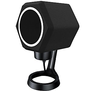 Microphone Isolation Ball, with Upgraded Durable Dual Layered Pop Filter, Perfect Studio Recording Companion Greatly Reducing Reflections, Hissings, Plosives, Wind Interference, Breathing Sounds…