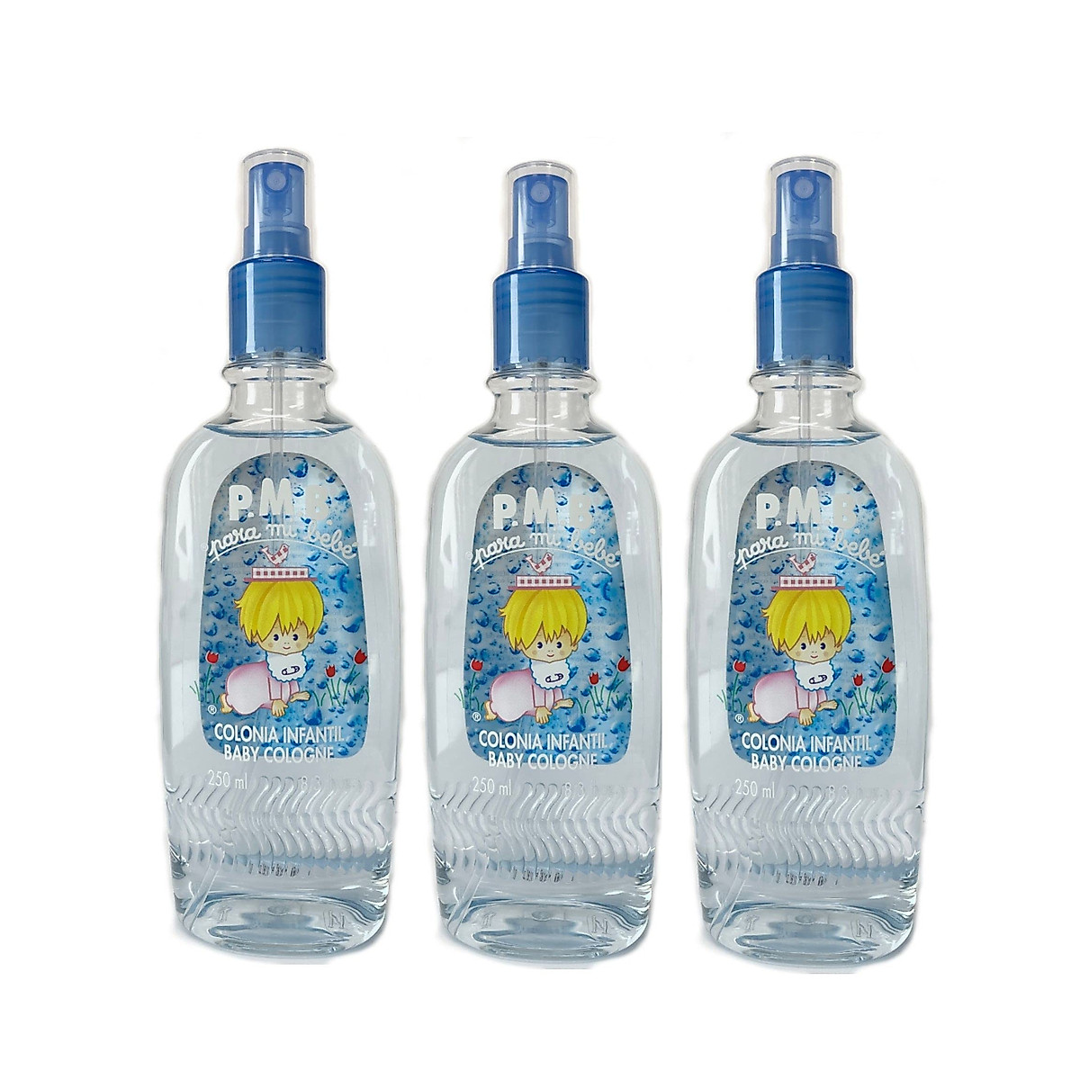 Para Mi Bebe Cologne Colonia Infatil Boys Spray 8.3 fl oz 250 ml [Pack of 3]