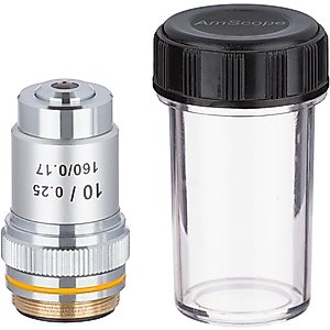 AmScope A10X 10X Achromatic Microscope Objective