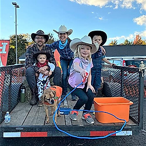 Western Stage Props Children’s Cowboy Kiddie Trick Rope Lasso Pre-Tied | Ages 4-10| White|