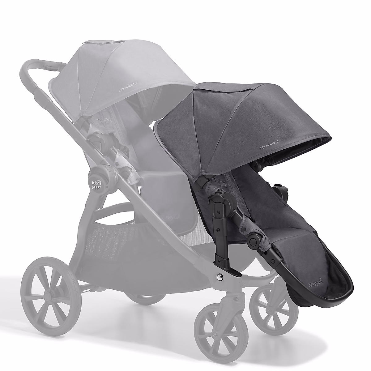 Baby Jogger Second Seat Kit for City Select 2 Stroller, Radiant Slate